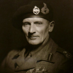 Field Marshal Montgomery Signed Presentation Portrait Photograph, Berl ...