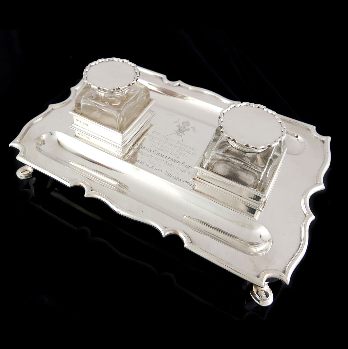 21st Lancers - 1st Cavalry Brigade Prize Inkstand, 1906 – The Armoury ...