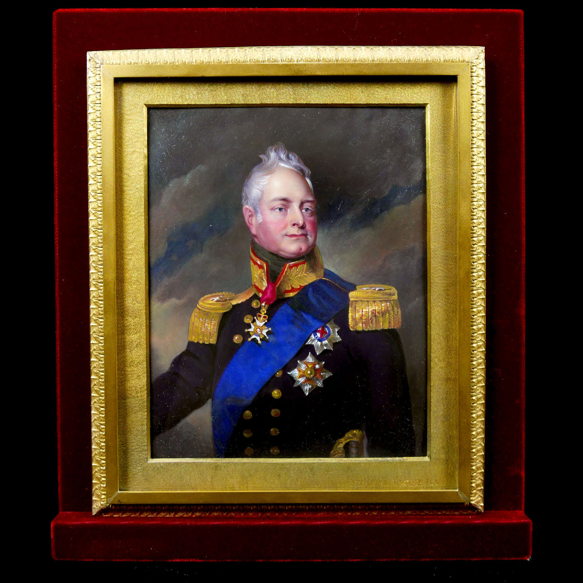 Portrait Miniature of King William IV - Henry Bone RA, 1830 – The ...