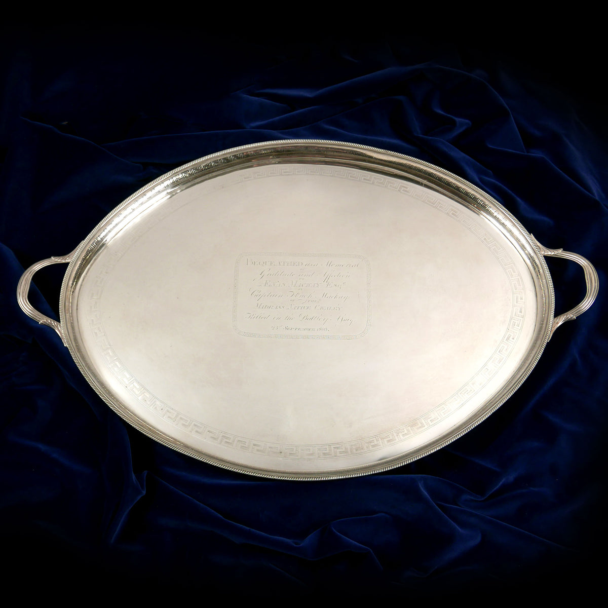 The Battle of Assaye- A George III Twin Handled Tray, London 1805 – The ...
