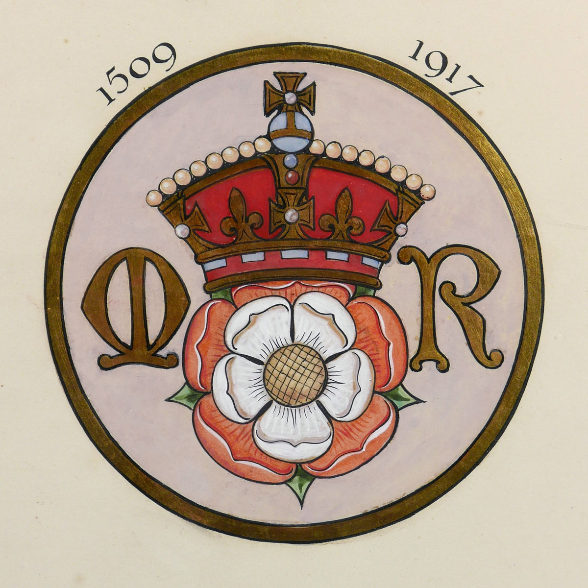 HMS Mary Rose Ship’s Badge Design, 1917 – The Armoury St James's