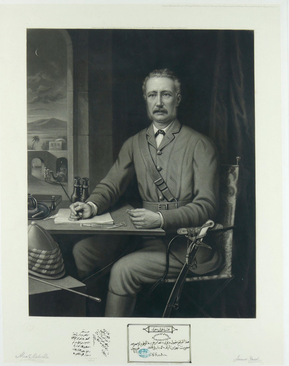 Engraving - General Gordon at Khartoum, 1884 – The Armoury St James's