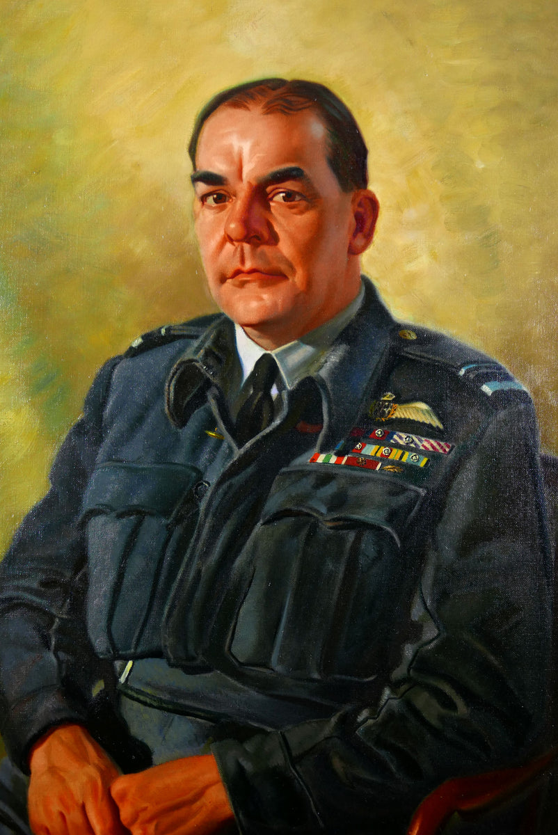 Portrait of AVM Harry Broadhurst - Leonard Harry Wells, 1945 – The ...