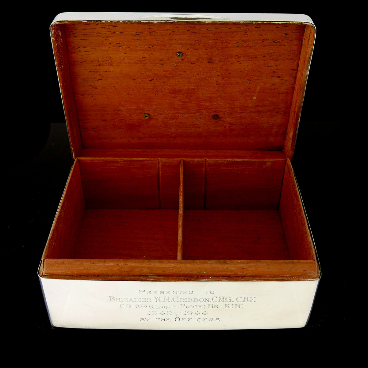 Kent Home Guard - Presentation Cigarette Box, 1944 – The Armoury St James's