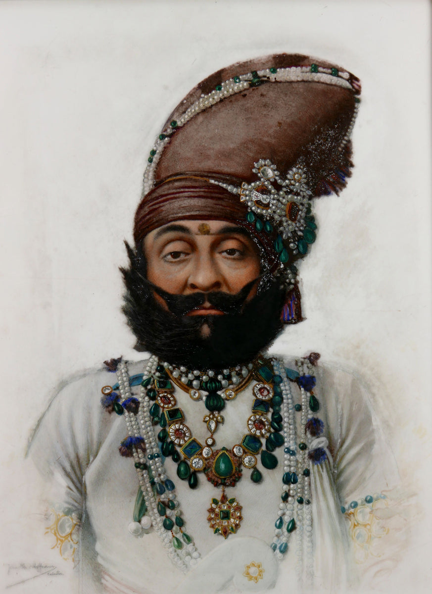 Princely India - Portrait of the Maharaja of Jodhpur, 1890 – The ...