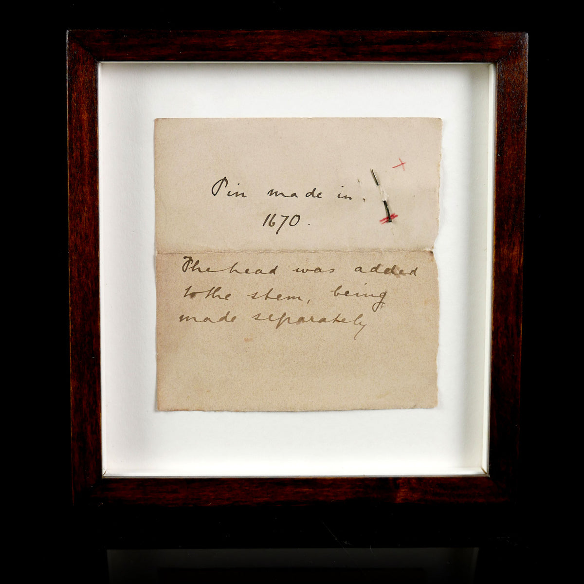 A Pre-Industrial Revolution Pin, 1670 – The Armoury St James's
