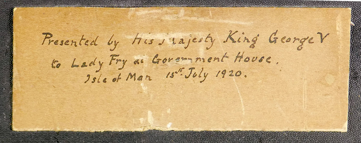 A Pair of Royal Presentation Portrait Photographs of King George V and ...