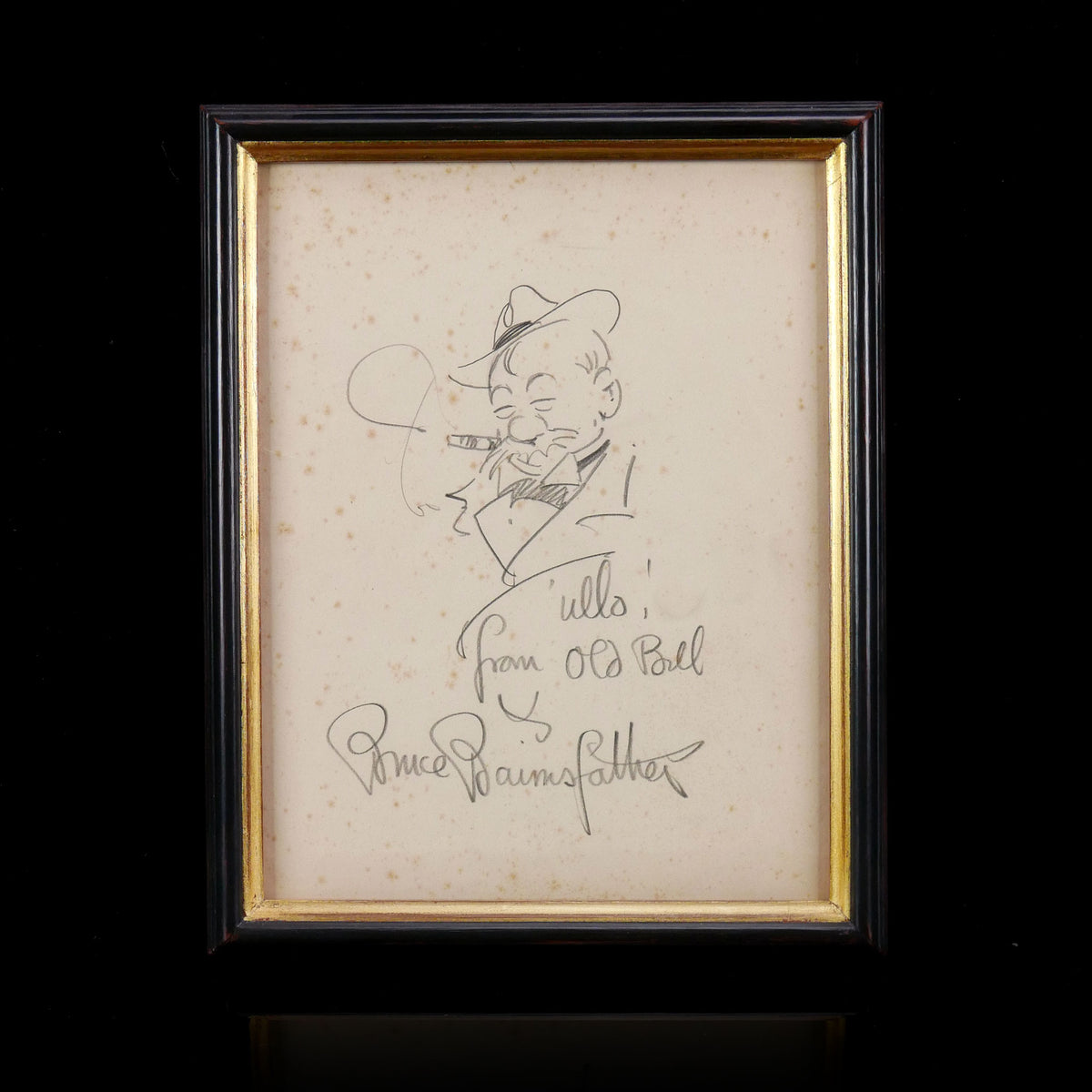 ‘Old Bill’, Captain Bruce Bairnfather’s Eponymous Hero, circa 1920 ...